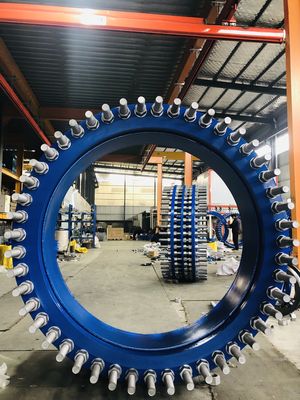 Stainless Steel Dismantling Joint With Butterfly Valve Pipe Compensator ...