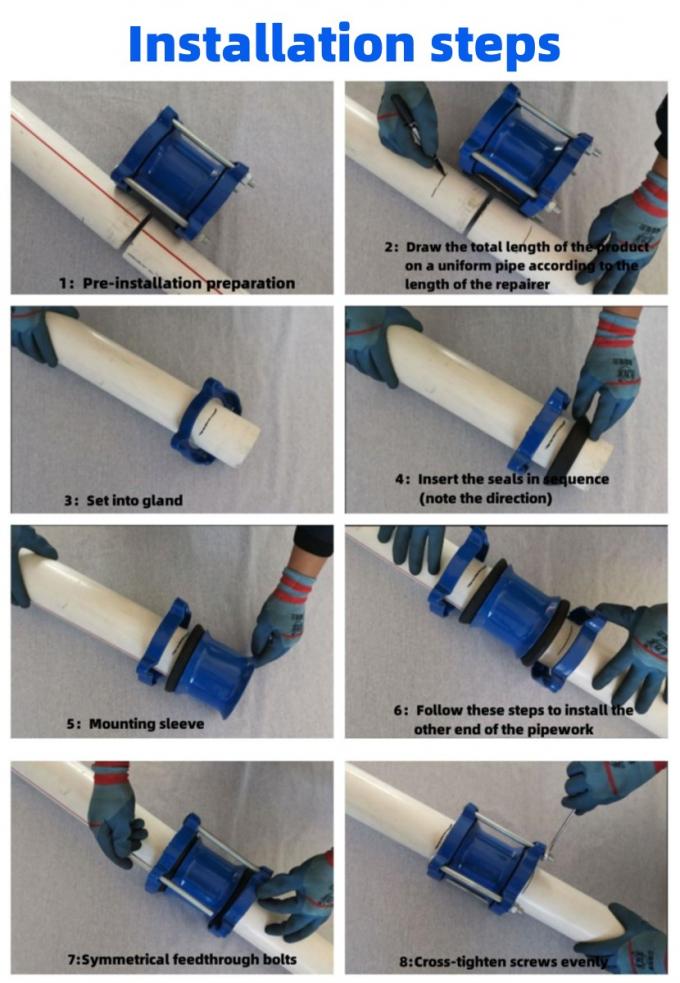 Pipeline Compensation Joints Live Pe Pipe Flexible Joint Coupling Quick ...