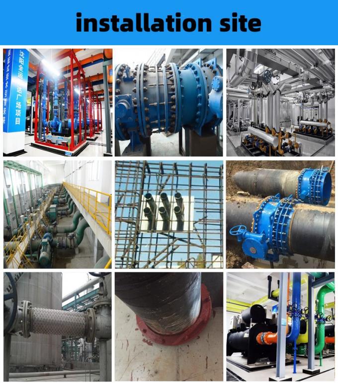 Stainless Steel Dismantling Joint With Butterfly Valve Pipe Compensator ...