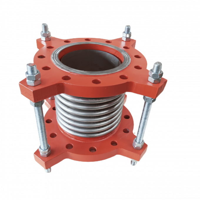 Flanged Expansion Bellows Rubber Wastewater Waste Gas Round Head ...