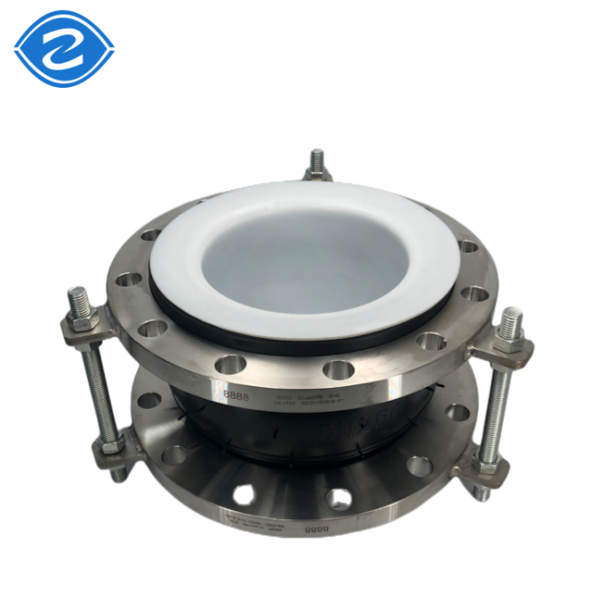 Flanged Expansion Bellows Rubber Wastewater Waste Gas Round Head ...