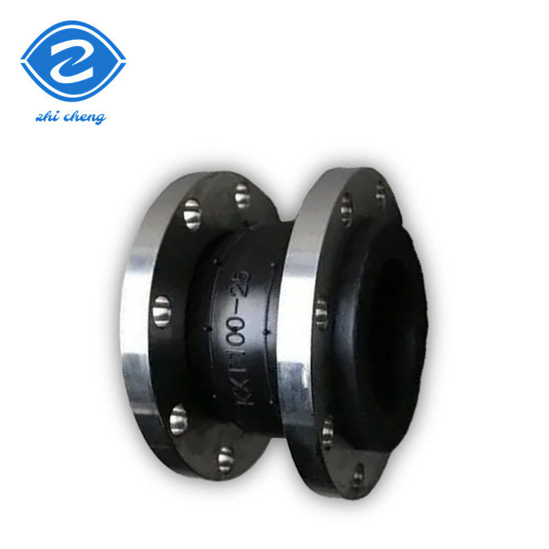 Dn40 Dn50 Dn80 Dn100 Dn150 Din Pn10 Ss316 Food Grade Flanged Single Sphere Rubber Expansion Joint