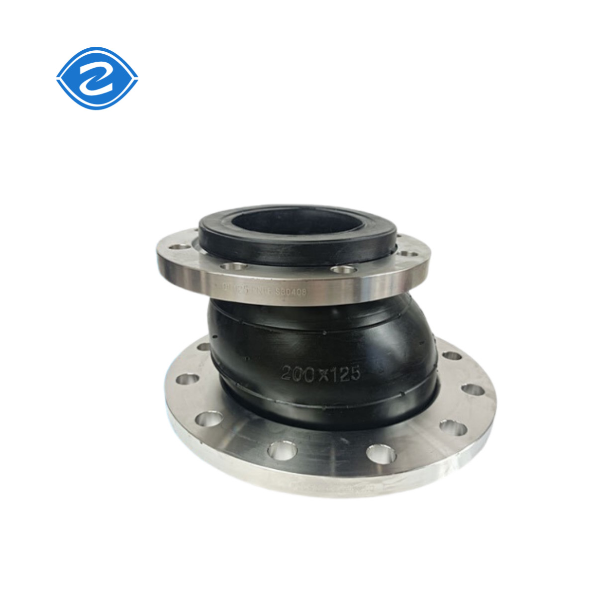 Single Sphere Rubber Expansion Joint Flexible Coupling Flanged Plumbing ...