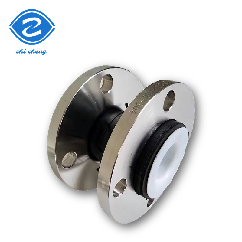 PTFE Lined Single Sphere Rubber Expansion Joint For Flange Connection ...