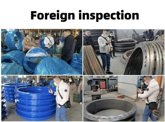 Flange DN50 Flexible Rubber Bellows For Piping Irrigation Expansion