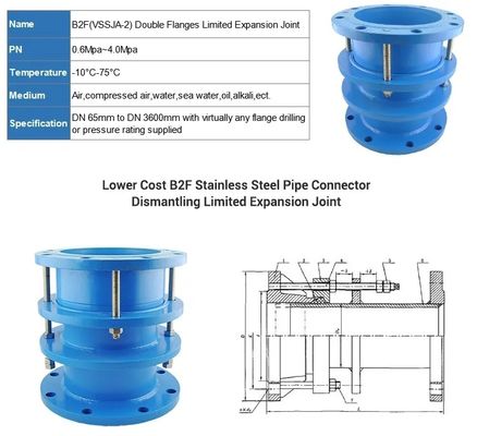 DN2000 Pn16 6" 8 In 10" Carbon Steel Double Flange Valve Pipe Metal ...