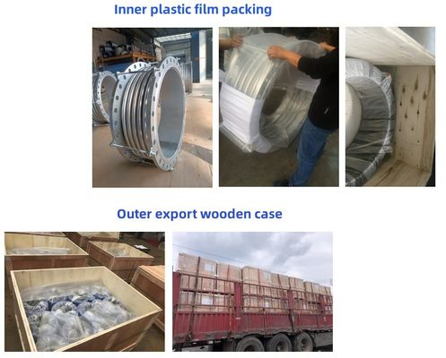 Round Head Dn300 Pipe Metal Bellow Expansion Joint High Temperature ...