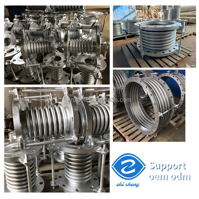 Ss304 Round Metal Bellows Expansion Joints For High Pressure And ...