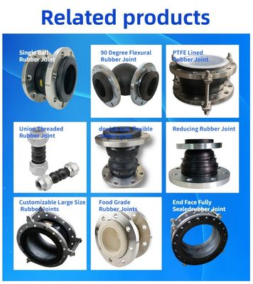 Corrosion Resistant Jis Pn16 EPDM Rubber Bellows Expansion Joint Forged ...